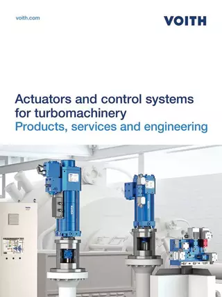 Actuators and control systems for turbomachinery | Voith