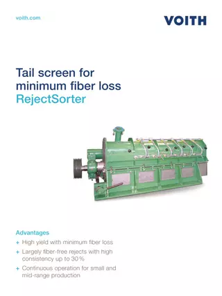 Screening and fractionation | Voith