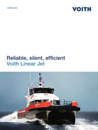 High efficiency at all speeds: The Voith Linear Jet | Voith