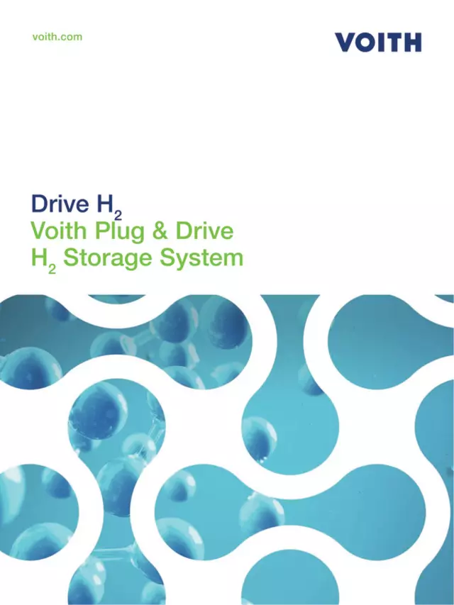 Plug & Drive H2 Storage System | Voith